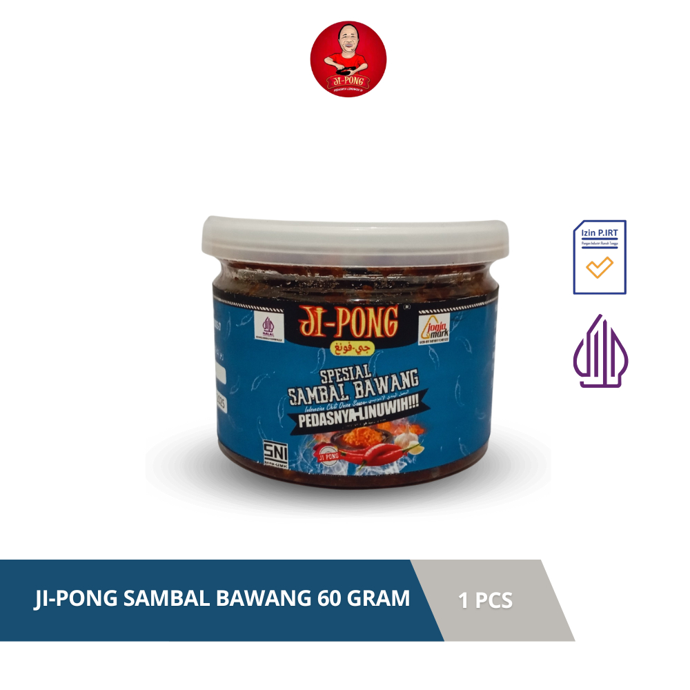 Jual Ji-Pong Sambal Bawang 60 gram - 1 Pcs | Shopee Indonesia
