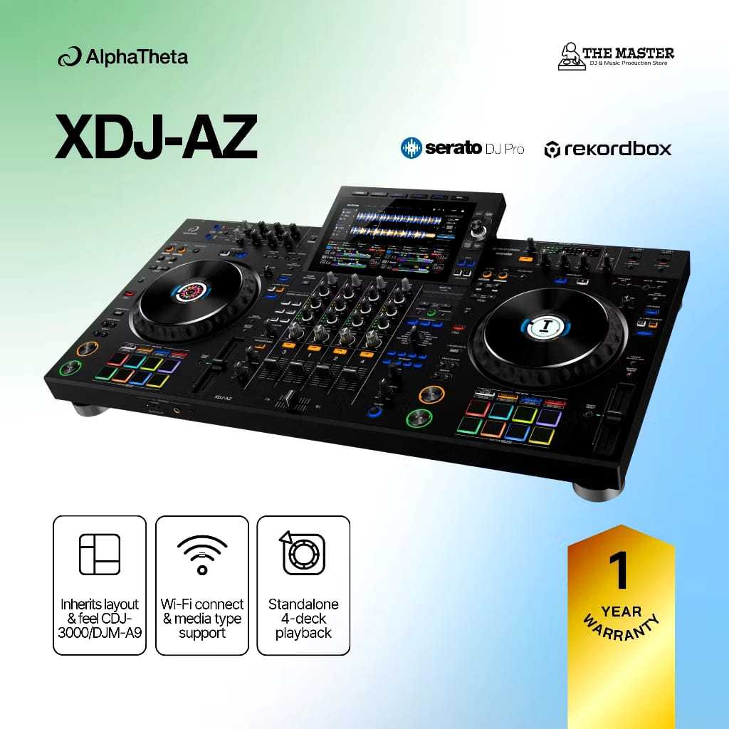 Jual ALPHATHETA XDJ-AZ DIGITAL DJ SYSTEM 4 CHANNEL ALL IN ONE SYSTEM | Shopee Indonesia