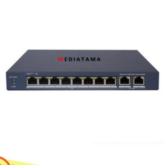 Jual SWITCH POE 8 Port 2Uplink 8+2PORTS 10/100MBPS SWITCH HUB POE 4Port ...