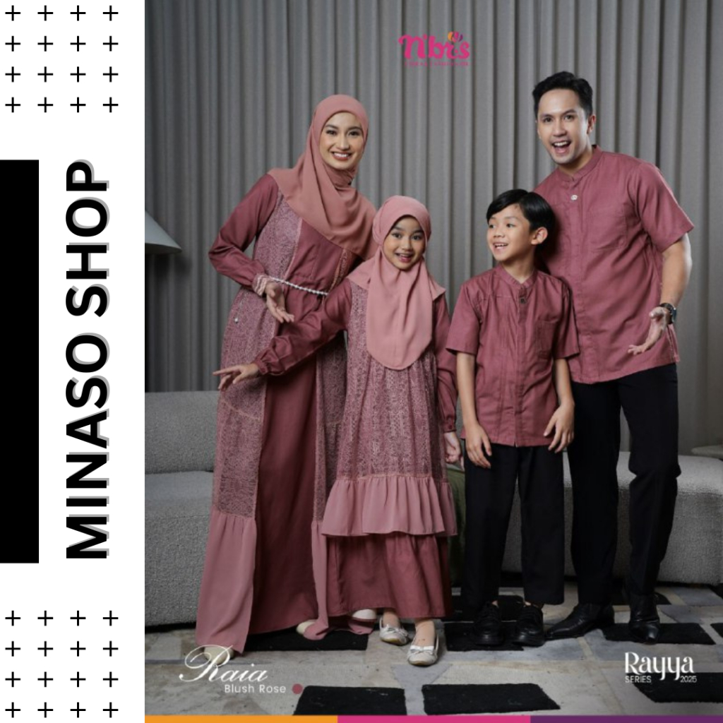 Jual SARIMBIT NIBRAS TERBARU RAIA FAMILY BLUSH ROSE SARIMBIT NIBRAS ...
