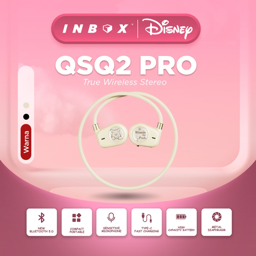 Jual Thinkplus x Disney TWS QSQ2 Wireless Headphone Bone Conduction ...