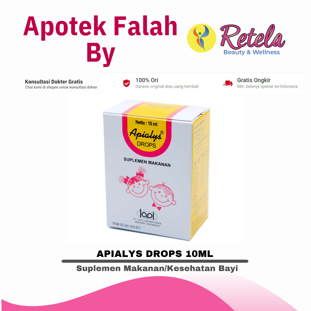 Jual APIALYS DROPS 10ML | Shopee Indonesia