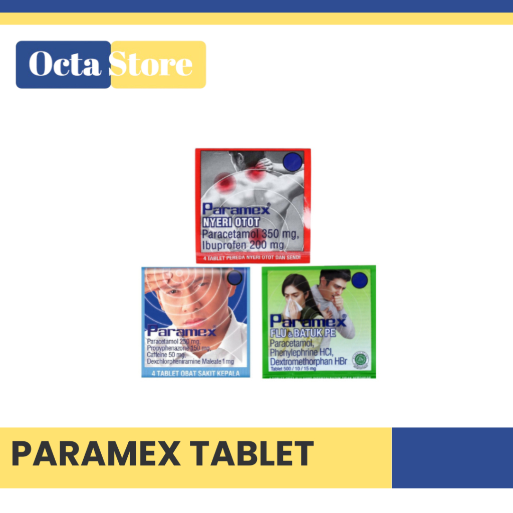 Jual PARAMEX MERAH/BIRU/HIJAU | Shopee Indonesia