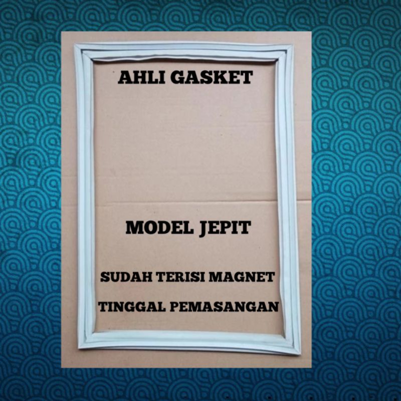 Jual KARET GASKET PINTU KULKAS NATIONAL JEPIT 43x50 Cm | Shopee Indonesia