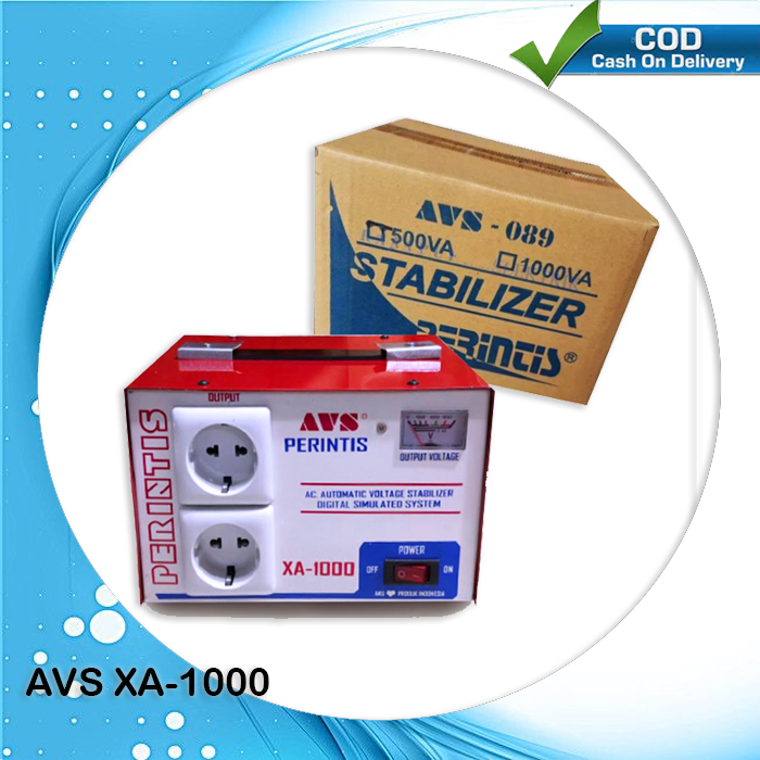 Jual Stabilizer AVS Perintis Xa 1000Watt 500watt Stavol Automatic Voltage Terlaris Original ...
