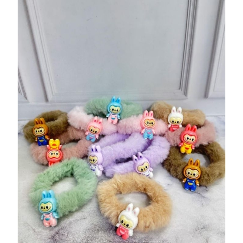 Jual Kunciran Labubu | Jepit Labubu Isi 12Pcs | Shopee Indonesia