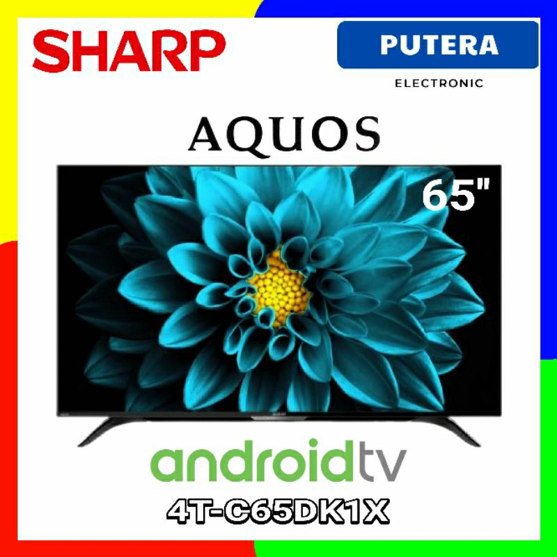Jual SHARP ANDROID TV 65 inch 4K Ultra HDR 4T-C65DK1X AQUOS 65DK1X ...