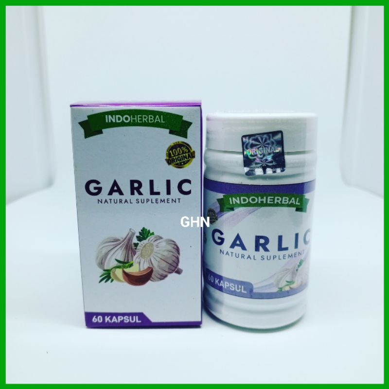 Jual kapsul garlic indo herbal isi 60 | Shopee Indonesia