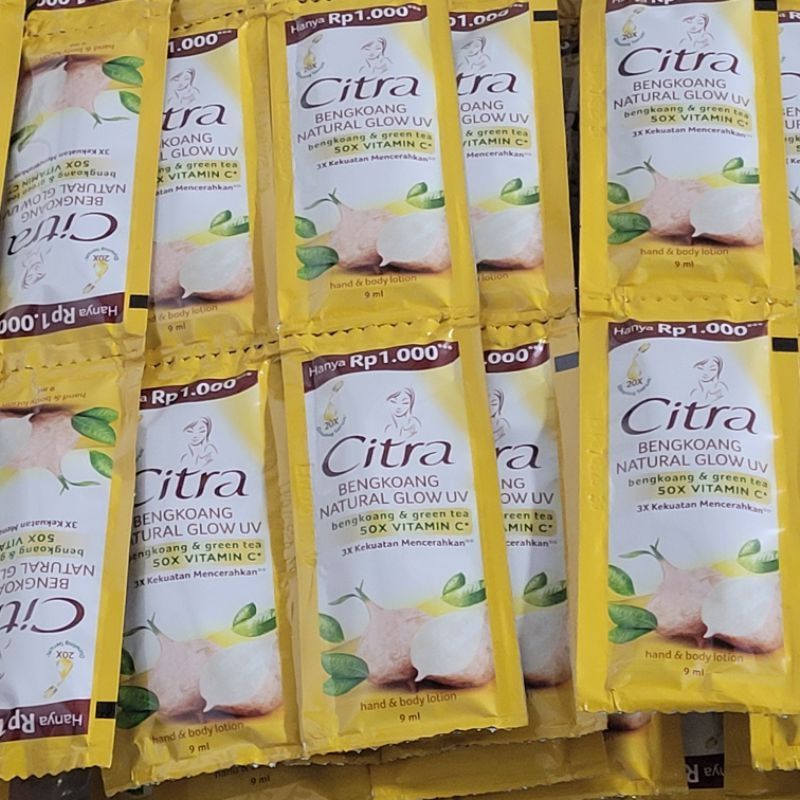 Jual Citra hand body sachet 9 ml isi 12 pcs | Shopee Indonesia
