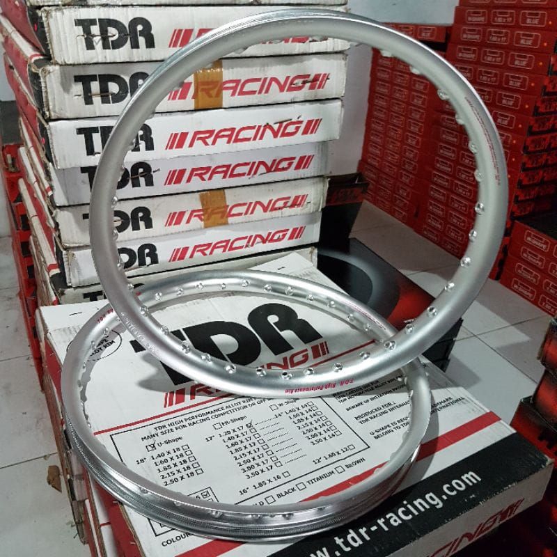 Jual Velg TDR Ushape Original 120 140 160 Ring 17 original | Shopee ...