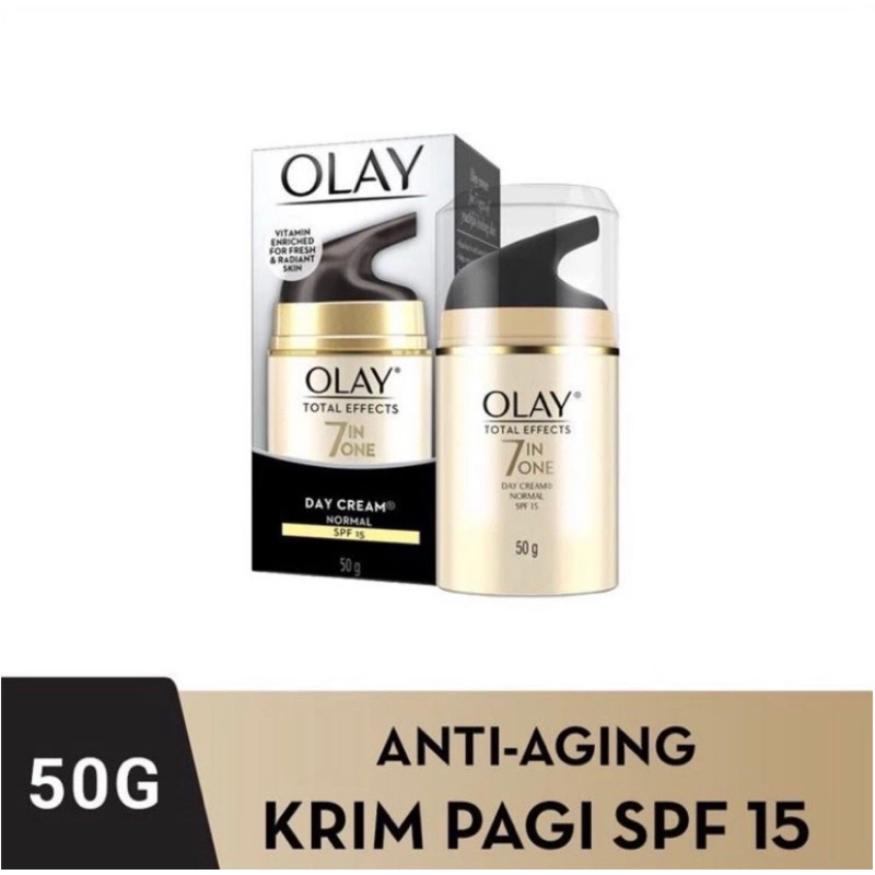 Jual Olay total effect 7 in 1 SPF 15 day cream 50 gr ORI Ready | Shopee Indonesia