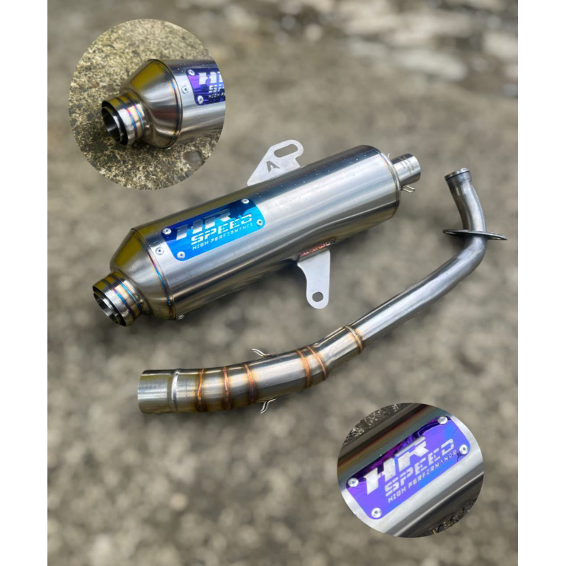 Jual knalpot standar racing 4inch nmax aerox vario pcx lexi adv scoopy ...