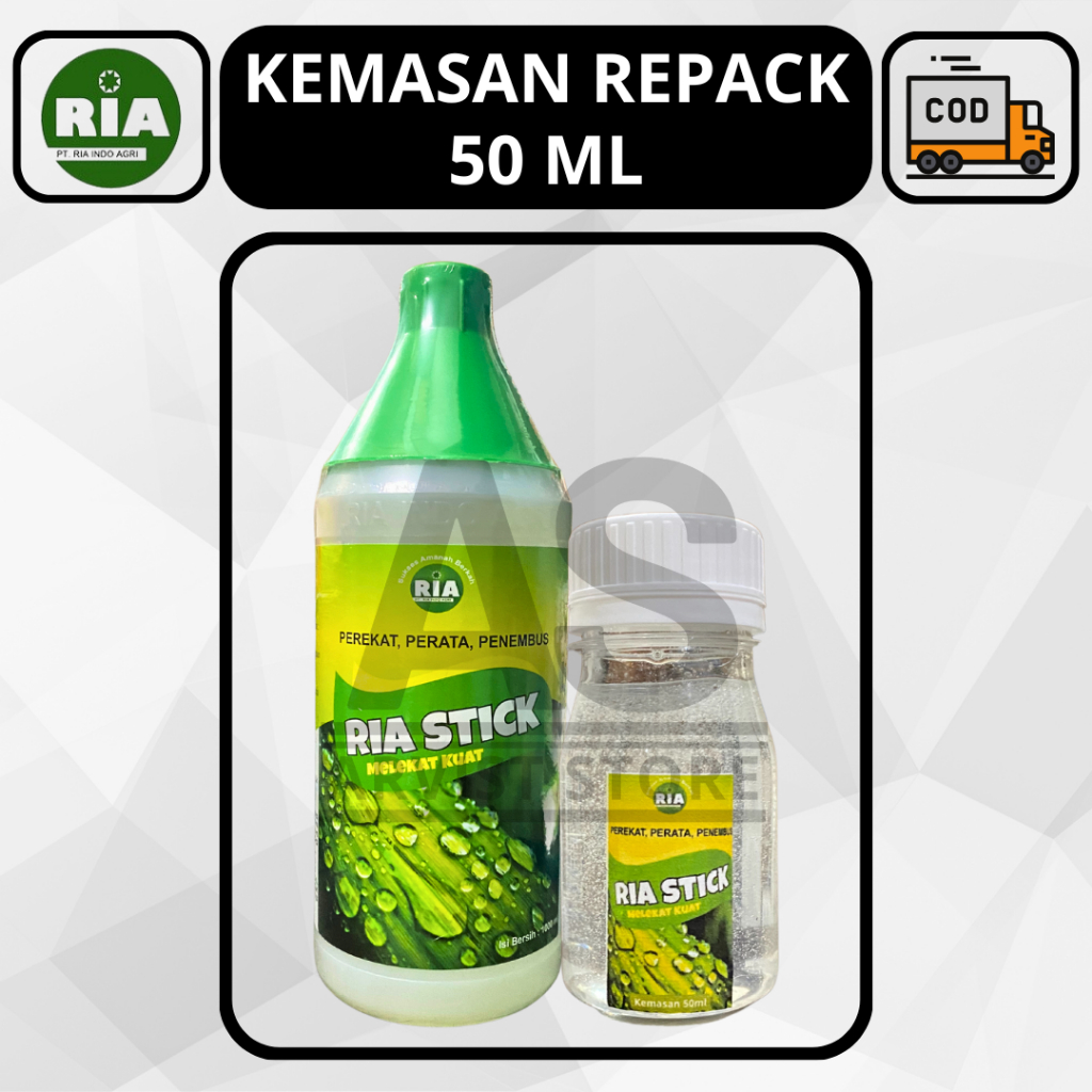 Jual RIA STICK Perekat Perata Penembus Pestisida Tanaman Kemasan Repack ...