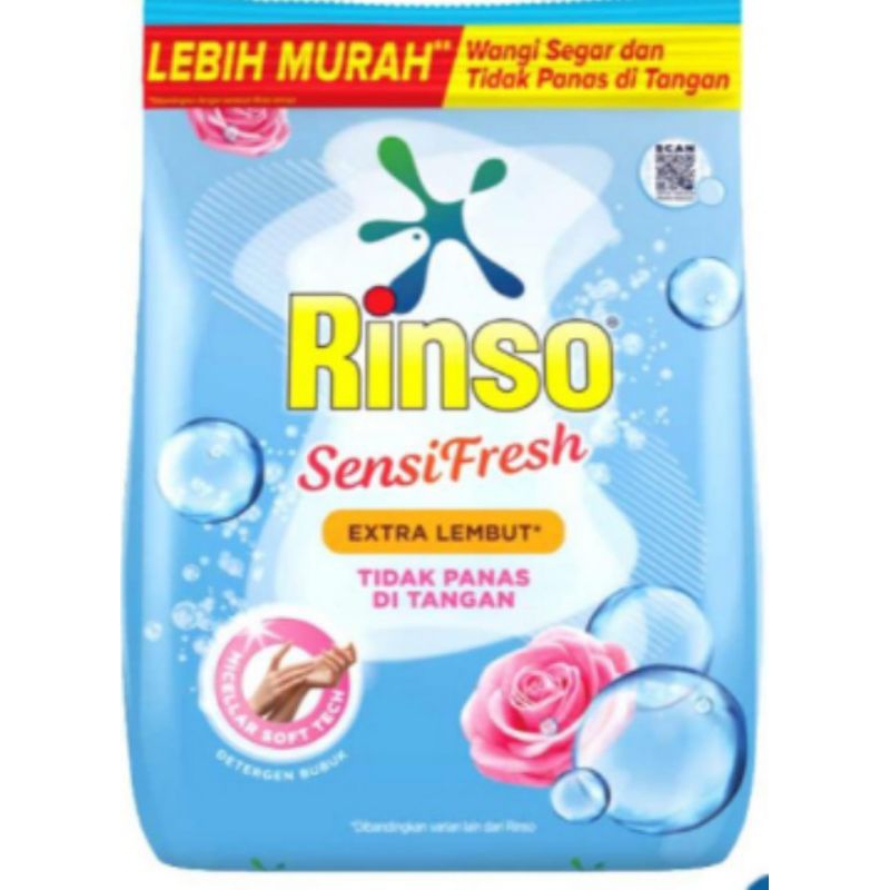 Jual Rinso Detergen Powder Sensi Fresh 1,5 kg | Shopee Indonesia