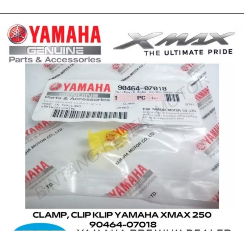 Jual CLAMP, CLIP KLIP YAMAHA XMAX 250 90464-07018 ORIGINAL | Shopee ...