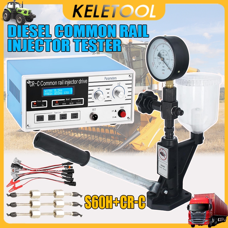 Jual CR-C Diesel Fuel Common Rail Injector Test Kit Tester S60H Nozzle ...