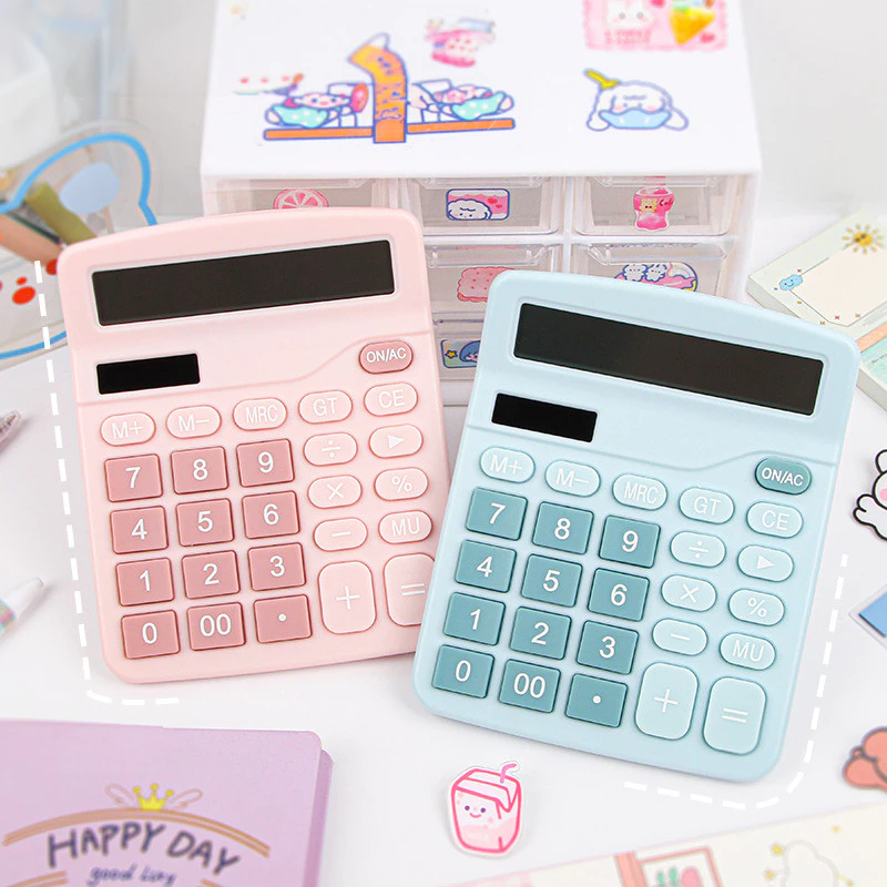 Jual LYSASHOP Kalkulator Digital 12 Bit Electronic Calculator Baterai ...