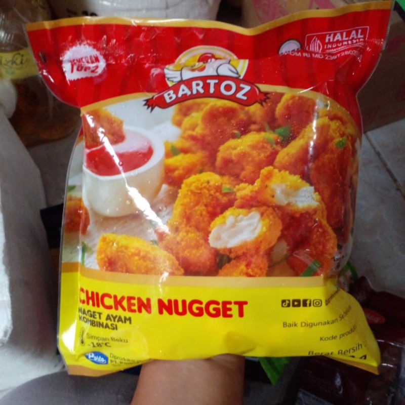 Jual BARTOZ CHICKEN NUGGET 500gram SPESIAL TOKO INUX RASA JUICY DAN ...