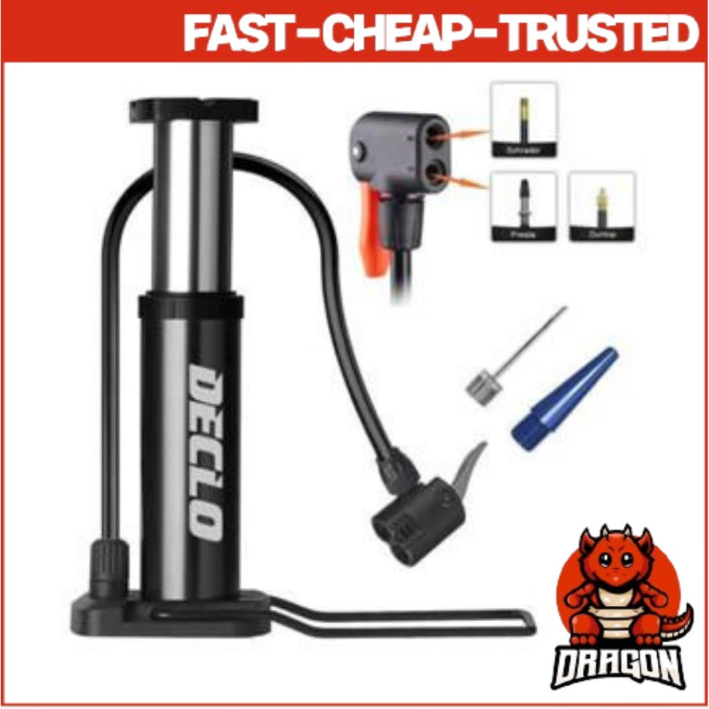 Jual Pompa Sepeda Motor Mobil DECLO X89 Alloy Pentil Schrader dan ...