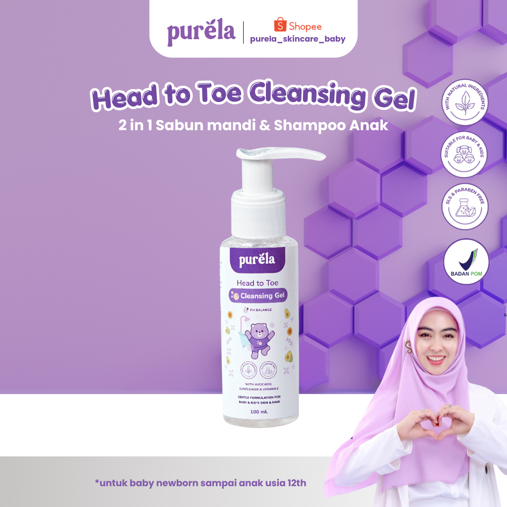 Jual Purela Skincare Baby Head to Toe Cleansing Gel Sabun Bayi & Anak ...