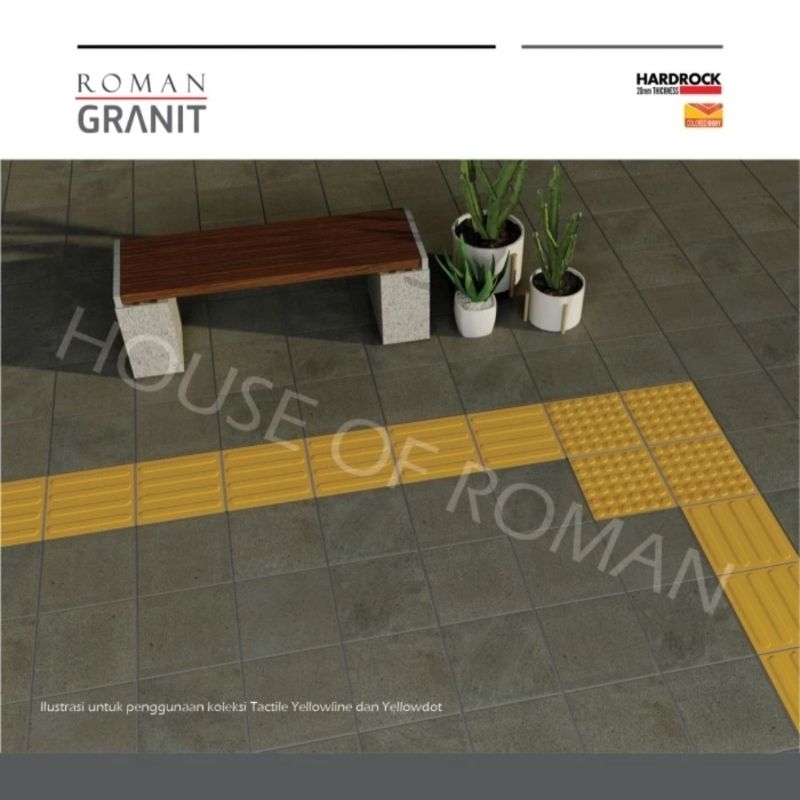 Jual Roman Granit Hardrock 30x30 Tactile Series / Granit Lantai ...