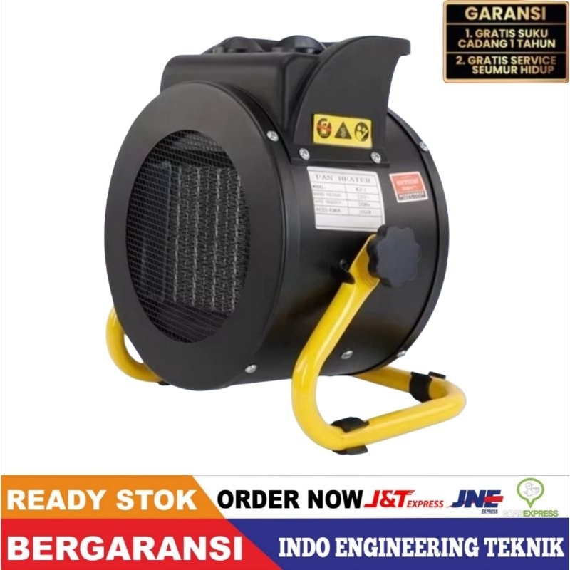 Jual Electric heater Fan Portable Air Heater Pemanas Ruangan 2KW 220V ...