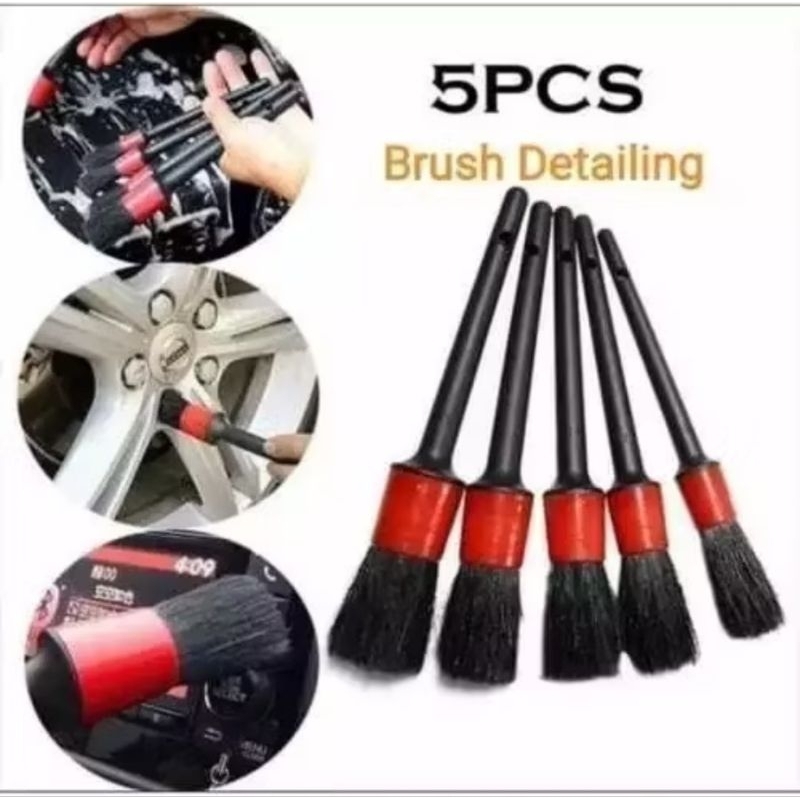 Jual Kuas Detailing Pembersih Mobil 5 pcs Car Cleaning Brush Set Auto ...
