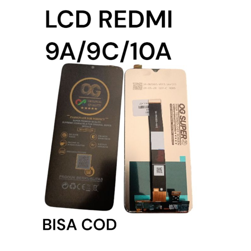 Jual LCD TOUCHSCREEN XIAOMI REDMI 9A / 9C / 10A POCO C3 SHENE STAR/og/MAC PLUS | Shopee Indonesia