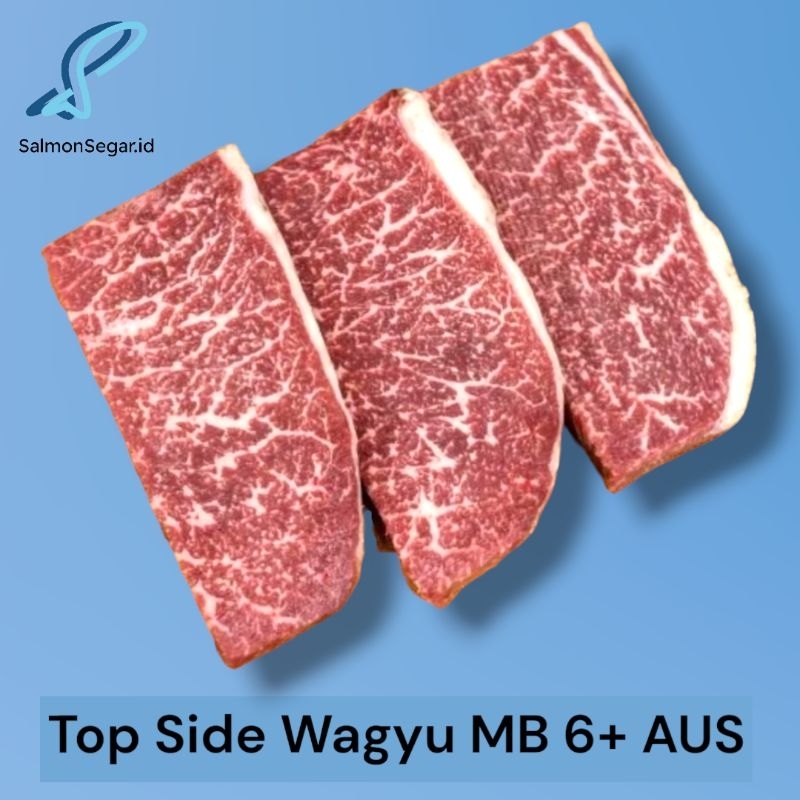 Jual Wagyu Topside MB 6+ AUS - Steak Cut | Shopee Indonesia