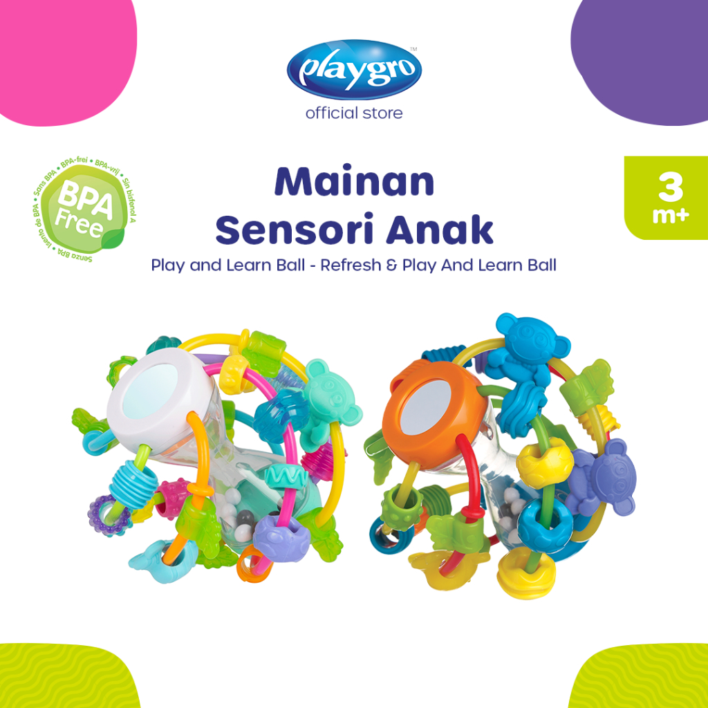Jual Playgro Baby Play and Learn Ball - Mainan Bola untuk Anak Balita ...
