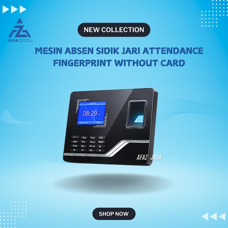 Jual MESIN ABSEN SIDIK JARI FINGERPRINT ABSENSI A3 | Shopee Indonesia
