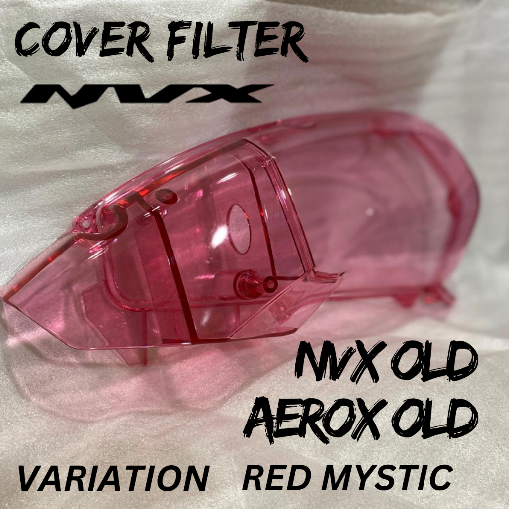 Jual NVX 155 V1 Transparent Air Filter Cover Aerox 155 V1 Aerox Old Red ...