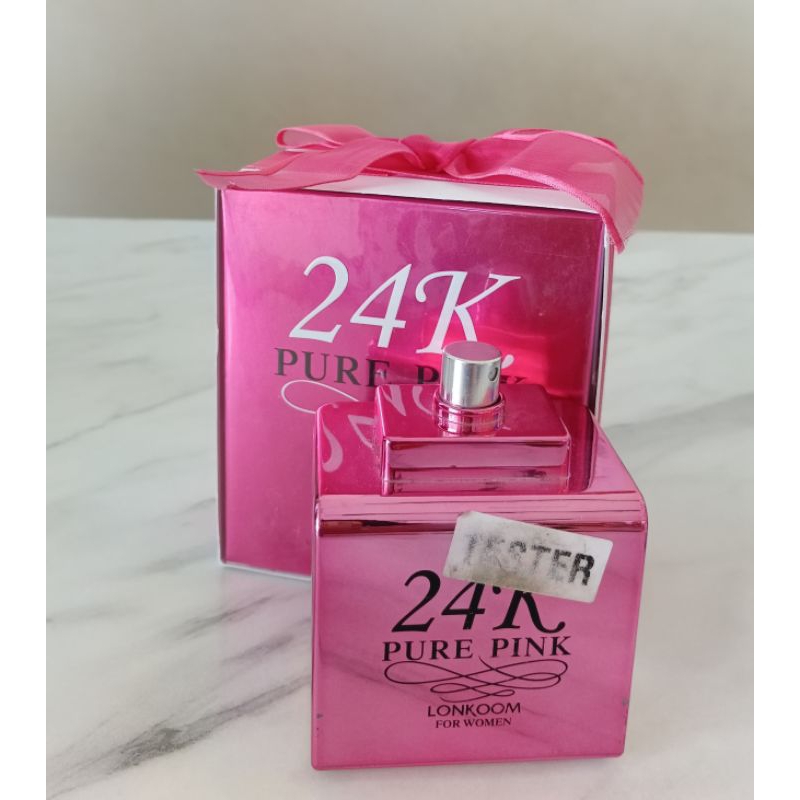 Jual Parfum 24K Pure Pink Lonkoom for Women EDP 100ml | Shopee Indonesia