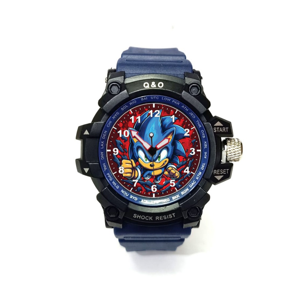 Jual Jam tangan anak cowok gambar sonic terbaru | Shopee Indonesia