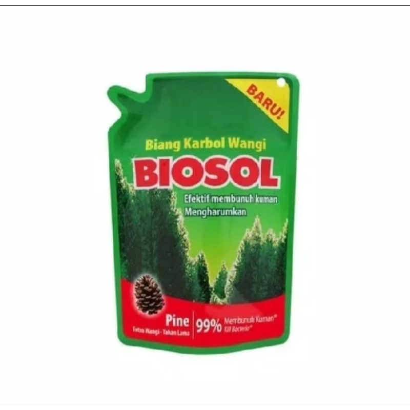 Jual BIOSOL KARBOL CAIRAN PEMBERSIH LANTAI 400ML | Shopee Indonesia