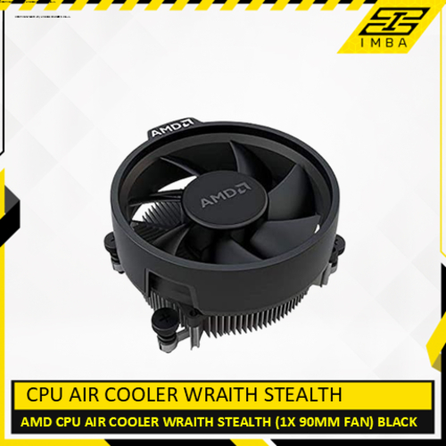 Jual AMD CPU AIR COOLER WRAITH STEALTH (1X 90MM FAN) BLACK | Shopee ...