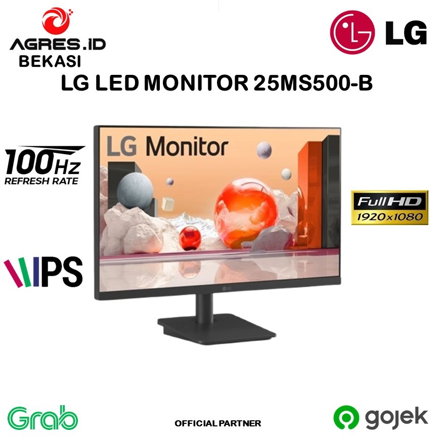 Jual LG LED Monitor (25MS500-B) Layar 25inch FHD AMD FREESYNC 100HZ ...