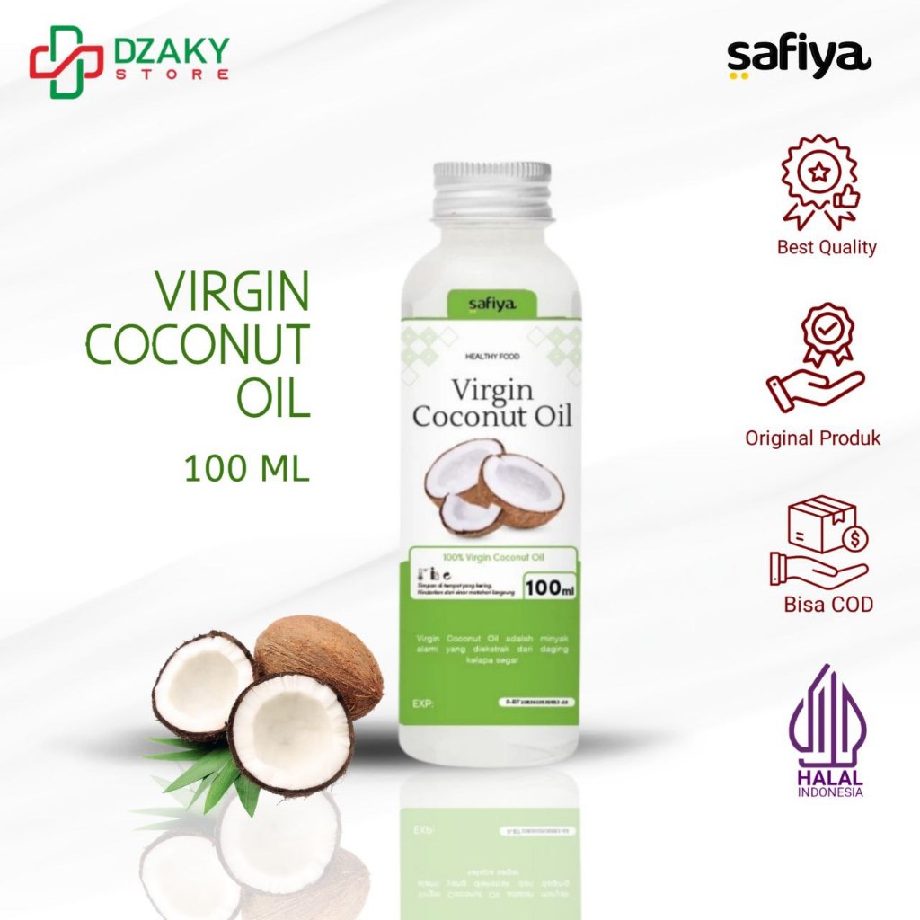 Jual Safiya Virgin Coconut Oil 100 ML VCO Minyak Kelapa Murni Premium ...