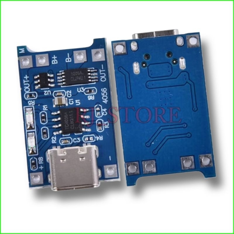 Jual TP4056 Module Type-C USB 5V 1A 18650 Lithium Battery Charger ...