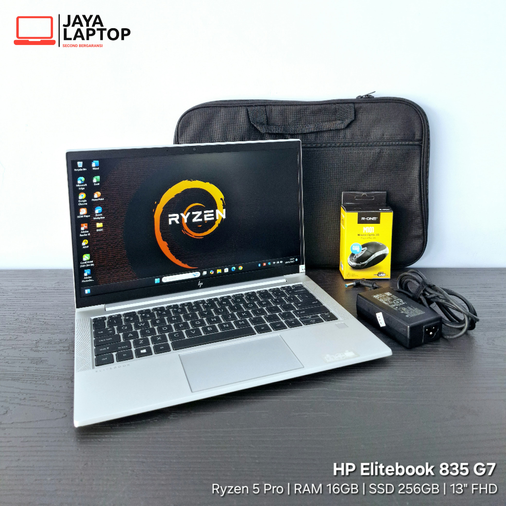 Jual HP Elitebook 835 G7 Ryzen 5 Pro RAM 16GB SSD 256GB 13 inch FHD Laptop Second Bekas Desain ...
