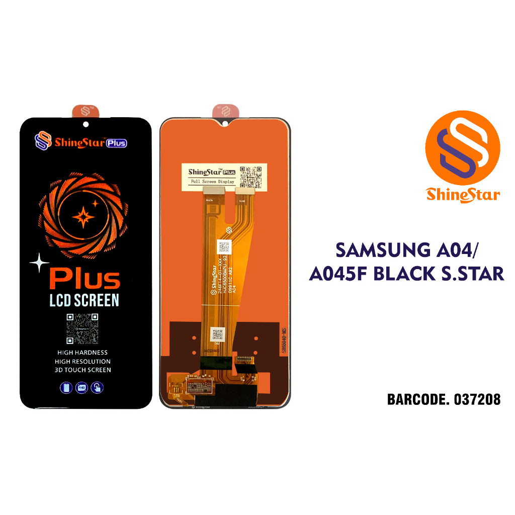 Jual LCD+TS SAM A045/A04/A045F BLACK SHINESTAR | Shopee Indonesia