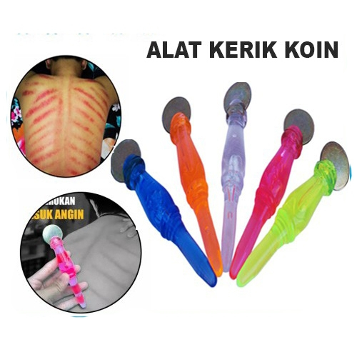 Jual Alat Kerokan Koin dan Totok 2in1 Alat Pijat Refleksi Kerikan Logam ...