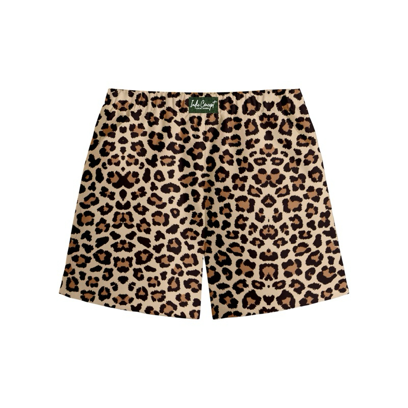 Jual Boxer Pants | Leopard | White | Indie Concept | Shopee Indonesia