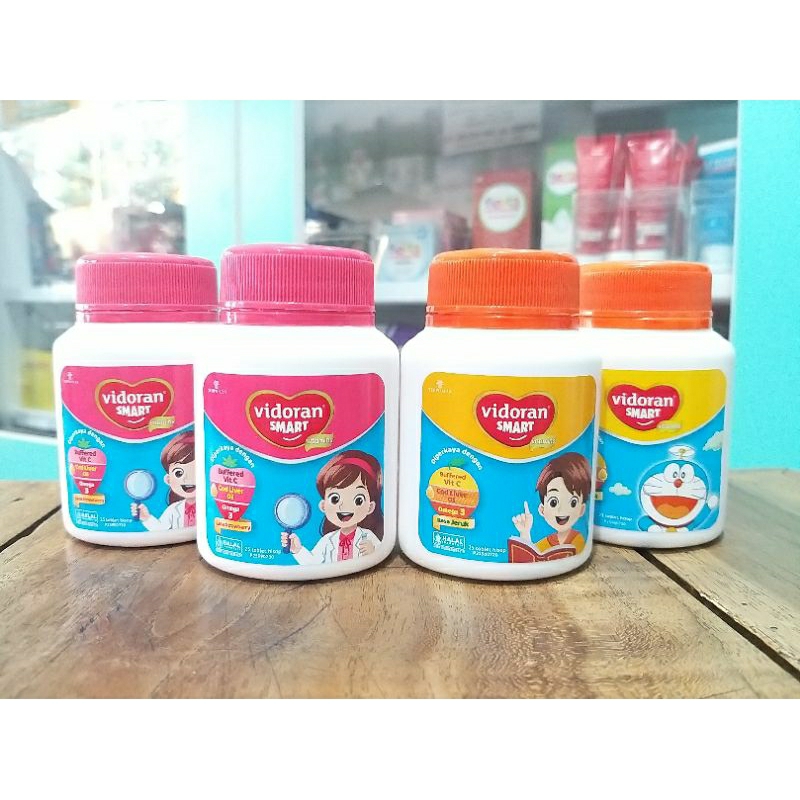 Jual VIDORAN SMART ISI 25 TABLET HISAP | VITAMIN ANAK | Shopee Indonesia