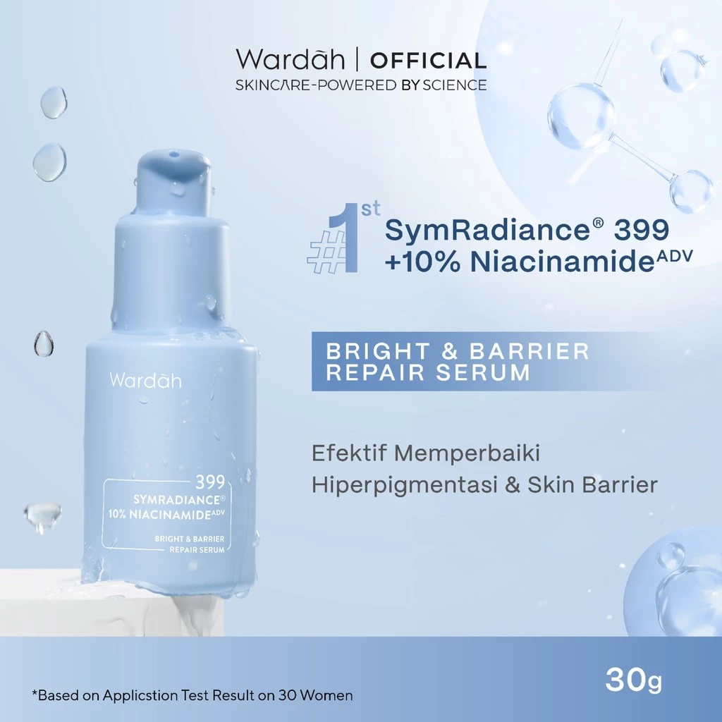 Jual MFI - Wardah Symradiance Bright & Barrier Serum + Moisturizer Gel ...