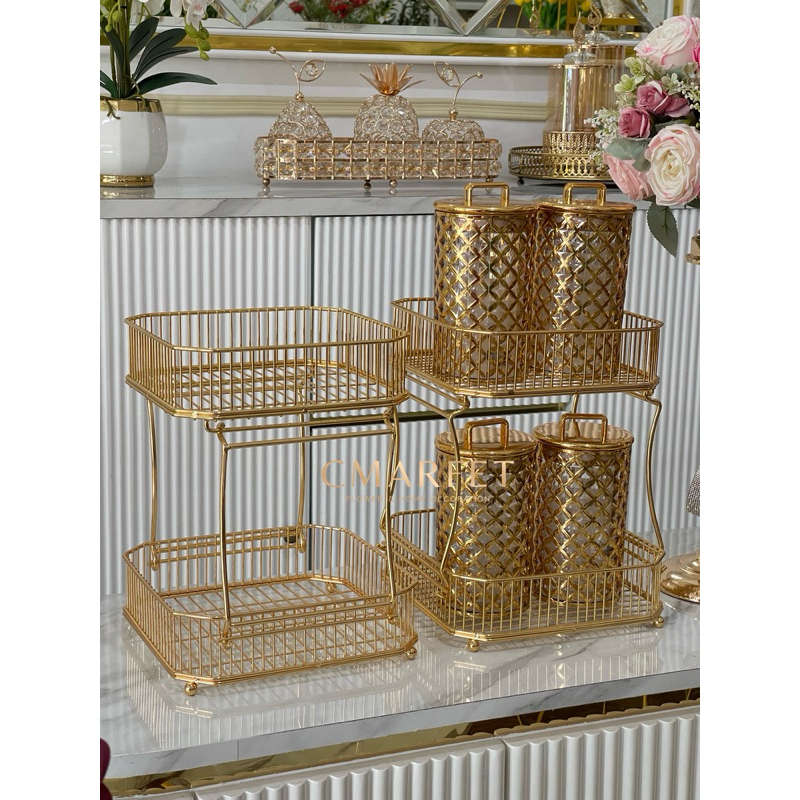 Jual rak buah / rak gold serbaguna | Shopee Indonesia