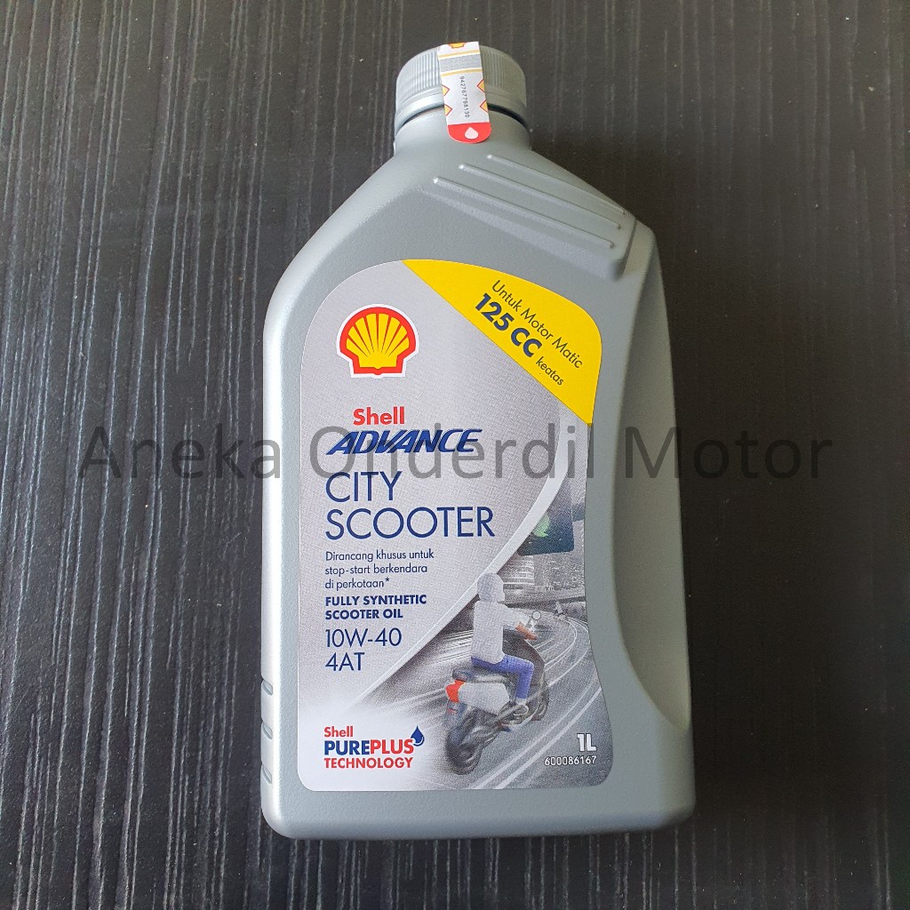 Jual Shell Advance CITY Scooter Matic 10W-40 API SP/JASO MB Full ...