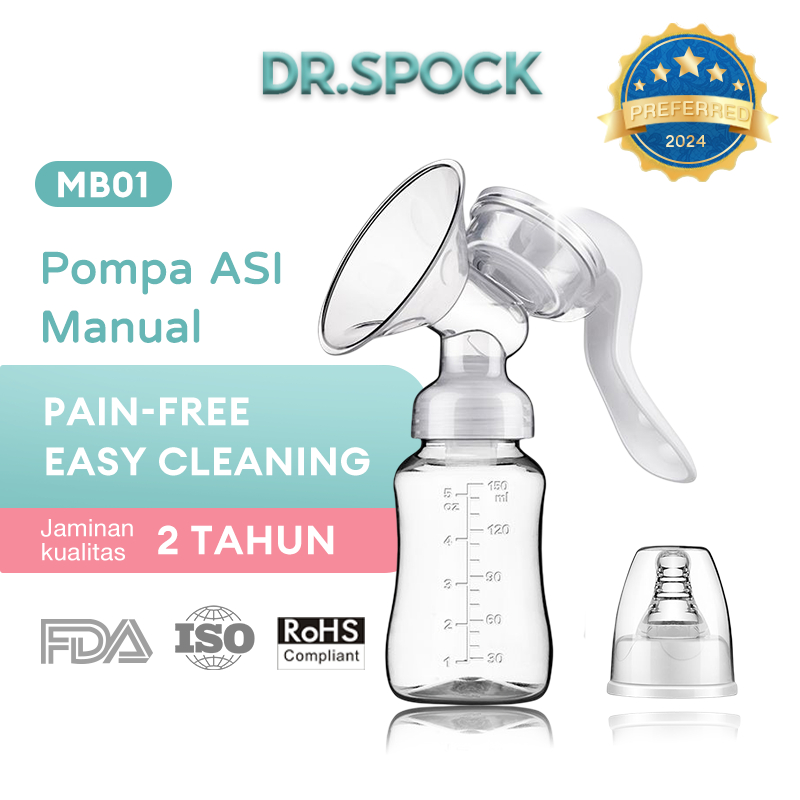 Jual Dr.Spock Pompa Asi Manual Baby Safe｜Breast Pump｜Pumping Asi Manual ...