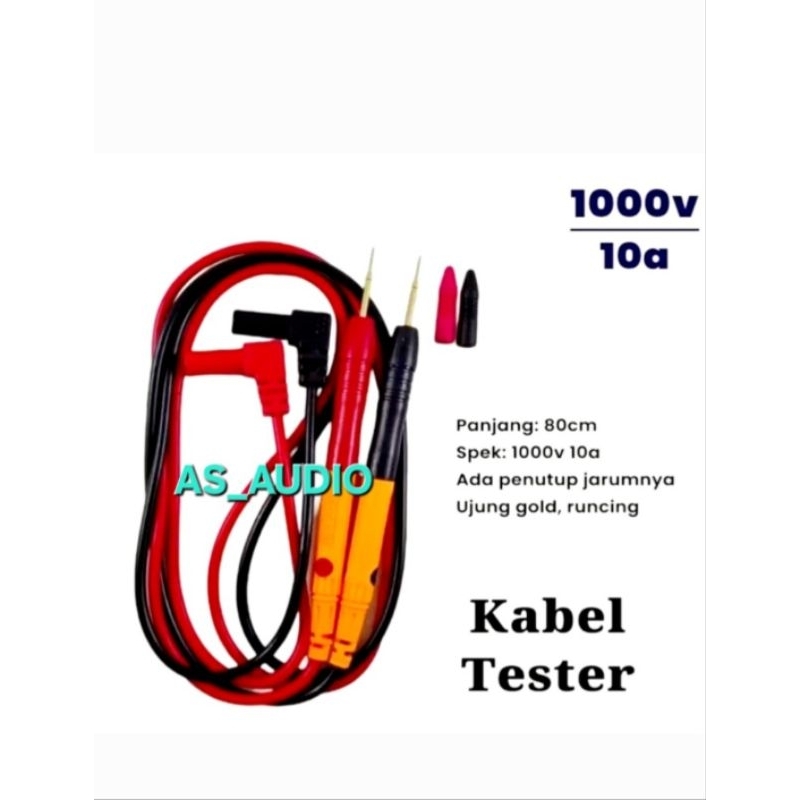 Jual kabel multitester digital 10A ujung lancip gold | Shopee Indonesia