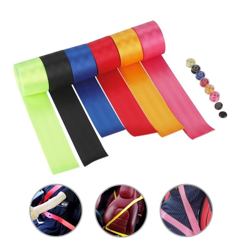 Jual Universal Seat Belt Mobil 3.6m Car Sear Belt Thicken Safety Seat ...
